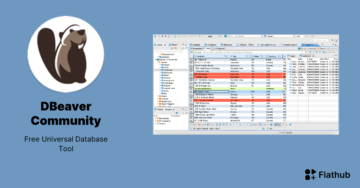 Instalar DBeaver Community en Linux | Flathub
