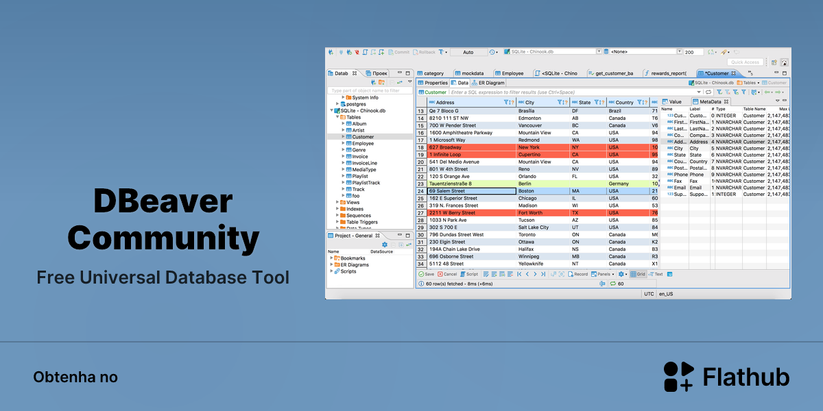 Instalar DBeaver Community no Linux | Flathub