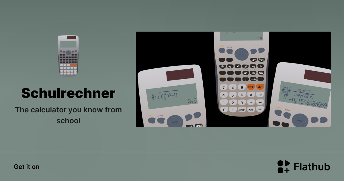 نزّل Schulrechner على لينكس | فلاتهب