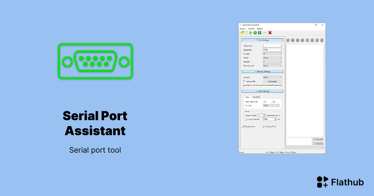 Installar Serial Port Assistant sur Linux | Flathub