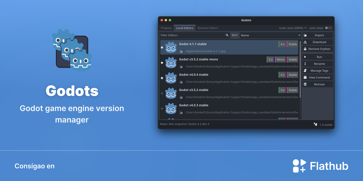 Install Godots on Linux | Flathub
