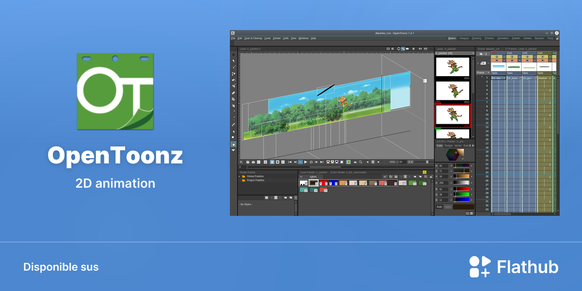 Installar OpenToonz sus Linux | Flathub