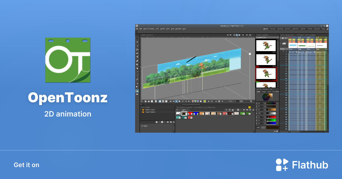 Install OpenToonz on Linux | Flathub