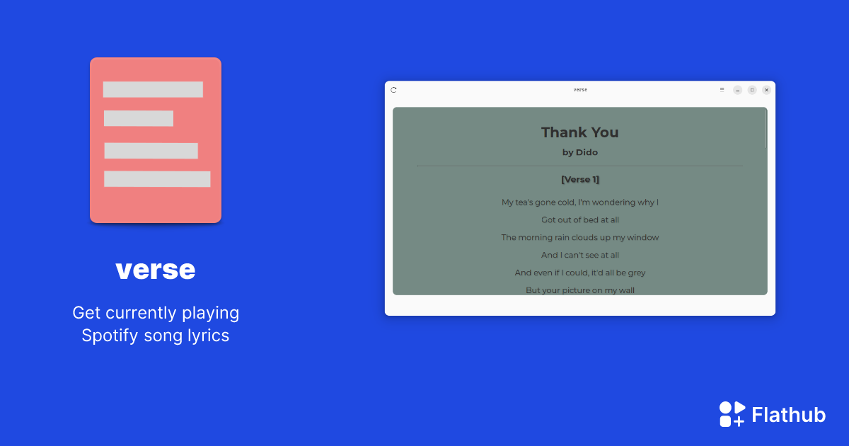 Install verse on Linux | Flathub