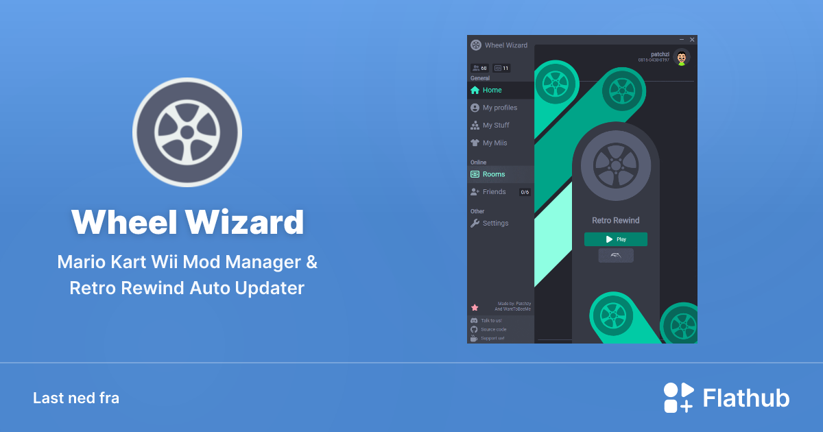Installer Wheel Wizard på Linux | Flathub