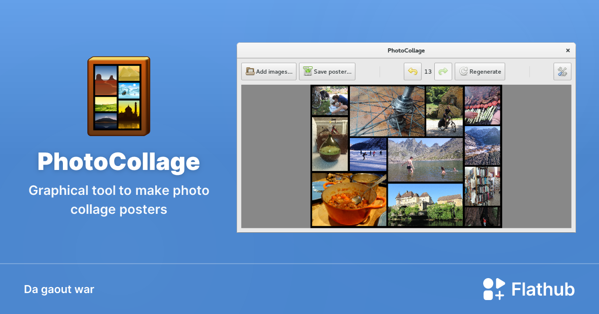 Install PhotoCollage on Linux | Flathub