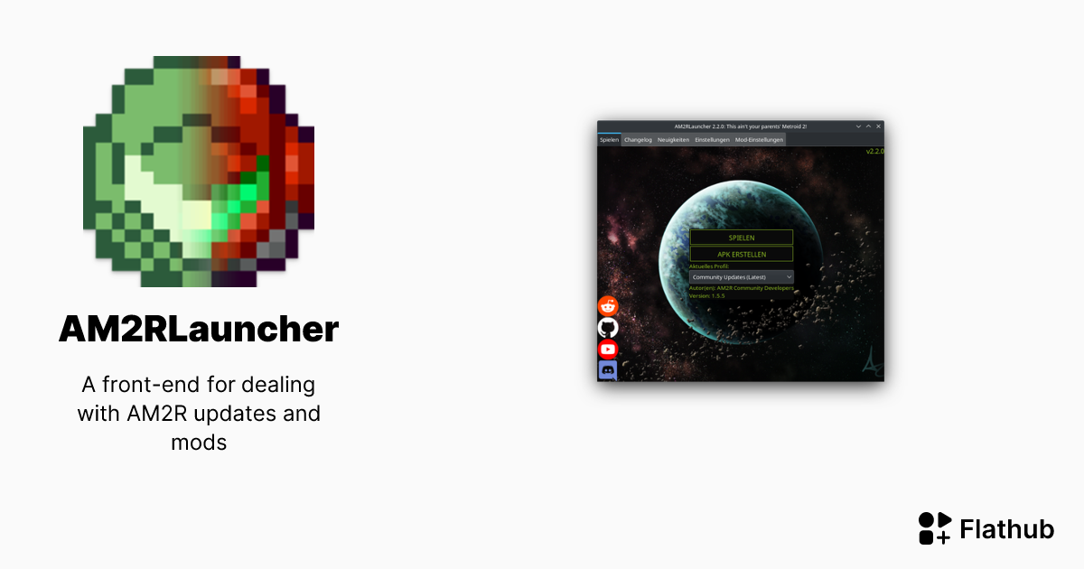Install AM2RLauncher on Linux | Flathub