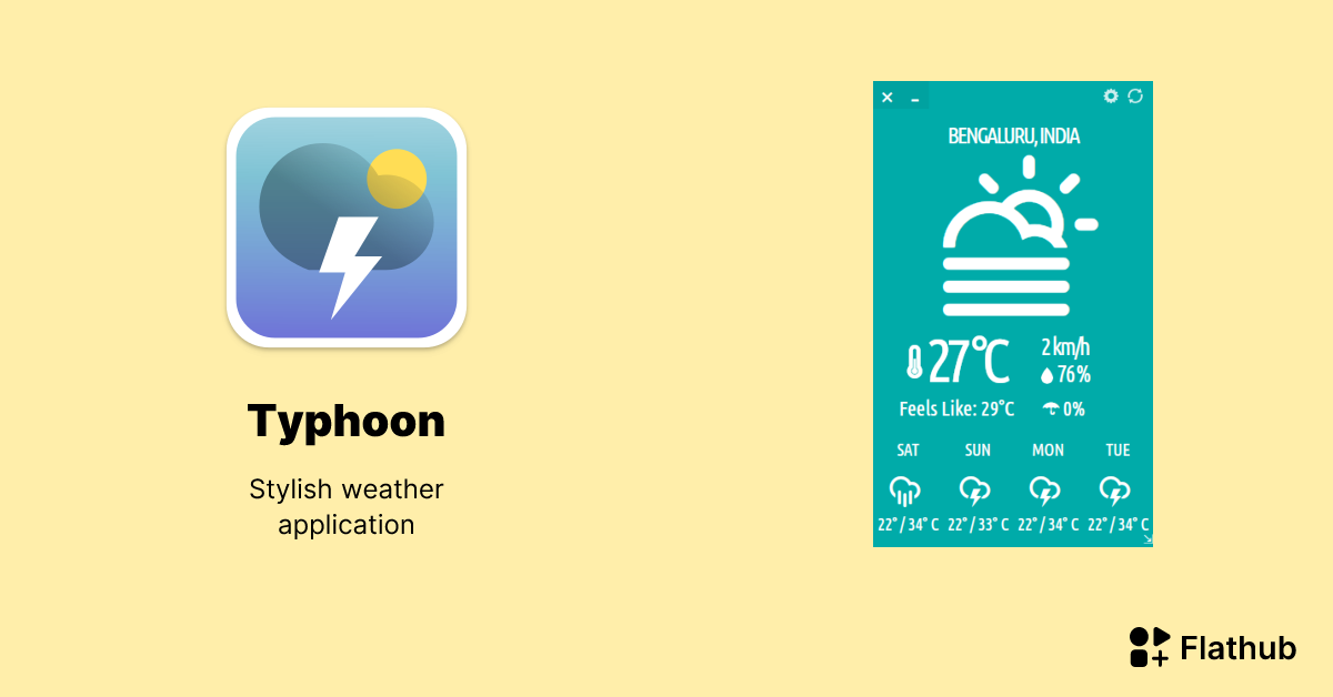 Install Typhoon on Linux | Flathub
