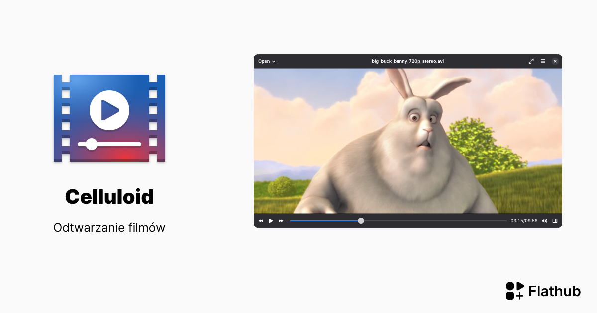 Zainstaluj Celluloid na Linuksie | Flathub