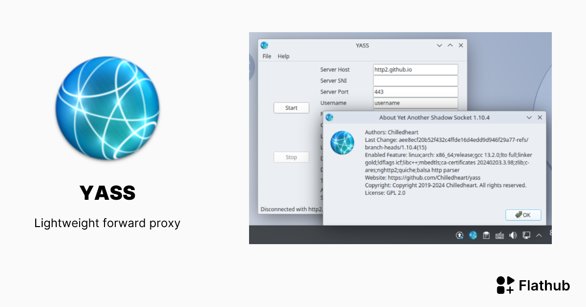 Install YASS on Linux | Flathub