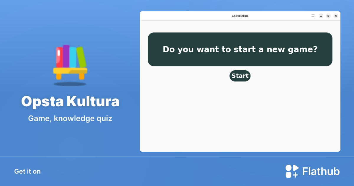 Install Opsta Kultura on Linux | Flathub