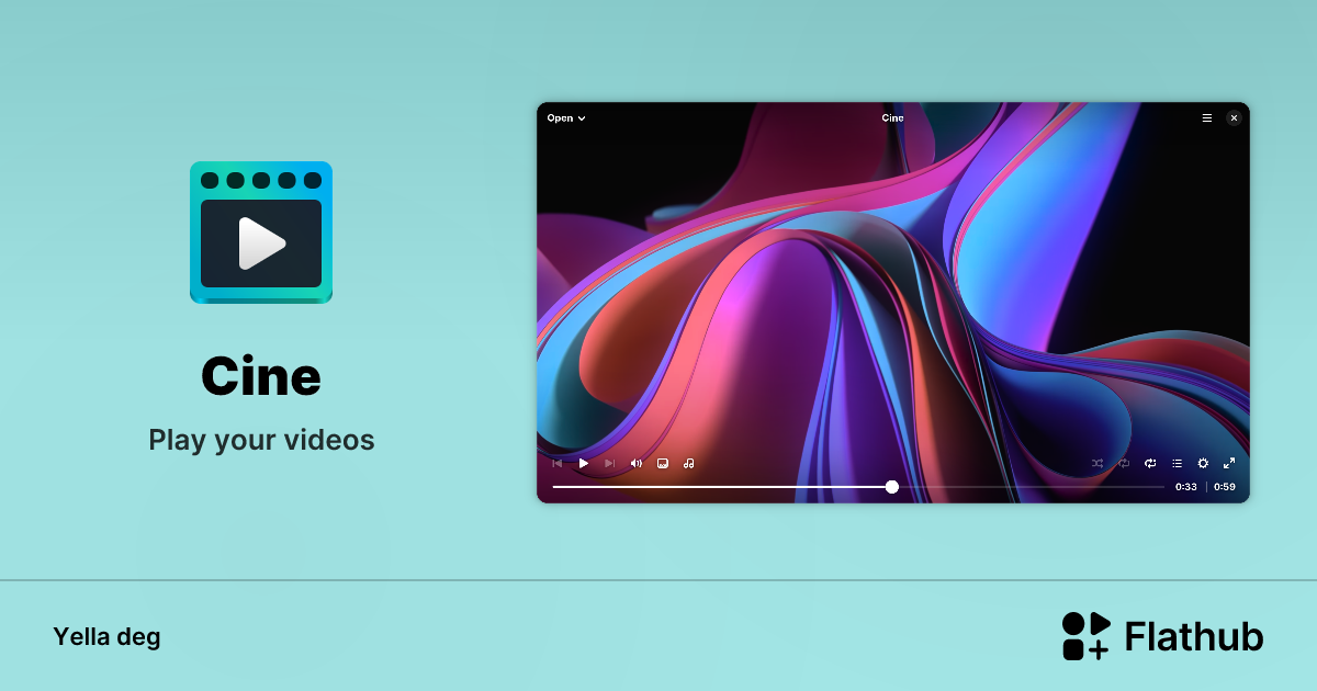 Asebded n Cine ɣef Linux | Flathub