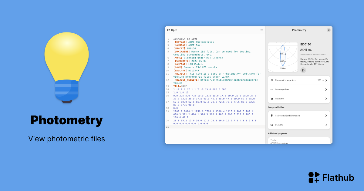 התקנת Photometry על לינוקס | Flathub