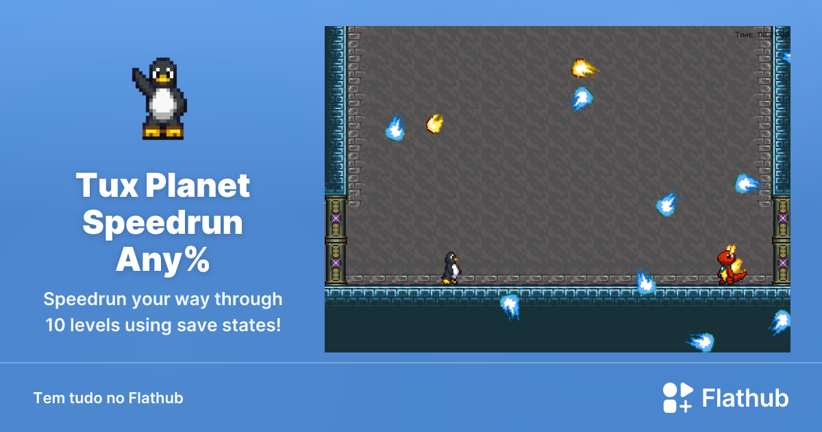 Install Tux Planet Speedrun Any% on Linux | Flathub