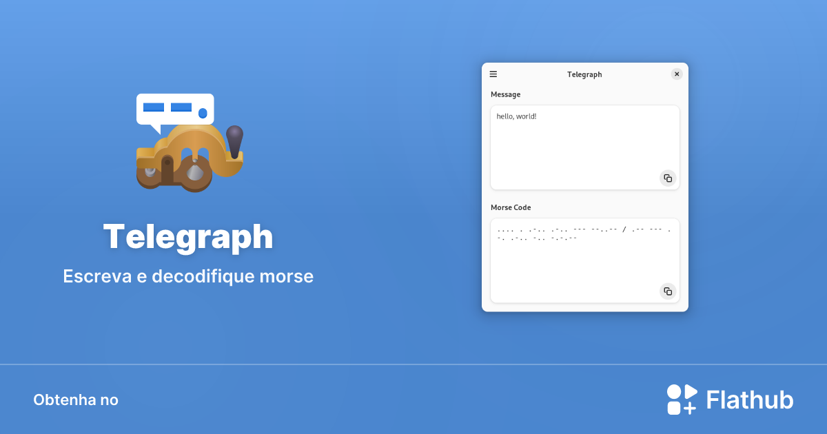 Instalar Telegraph no Linux | Flathub