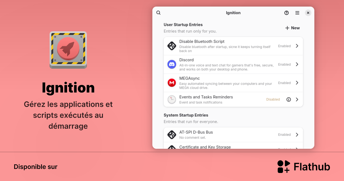Installer Ignition sur Linux | Flathub