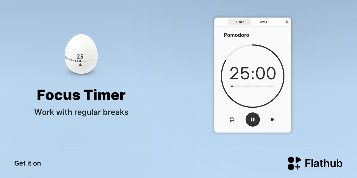 Install Focus Timer on Linux | Flathub