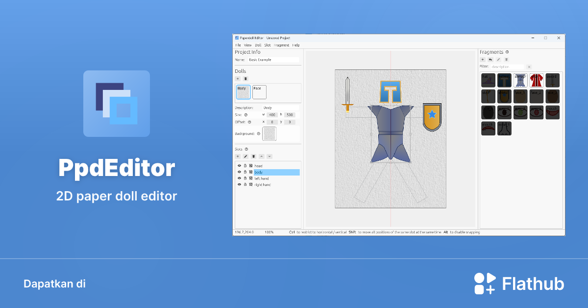 Memasang PpdEditor di Linux | Flathub