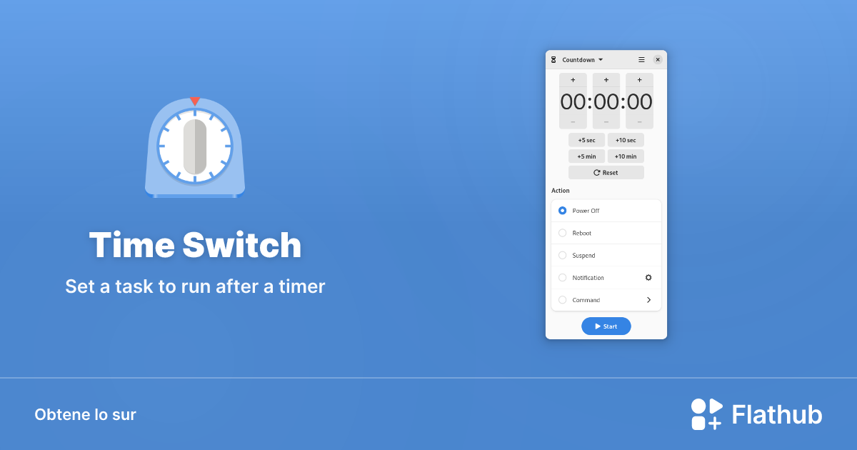 Installar Time Switch sur Linux | Flathub
