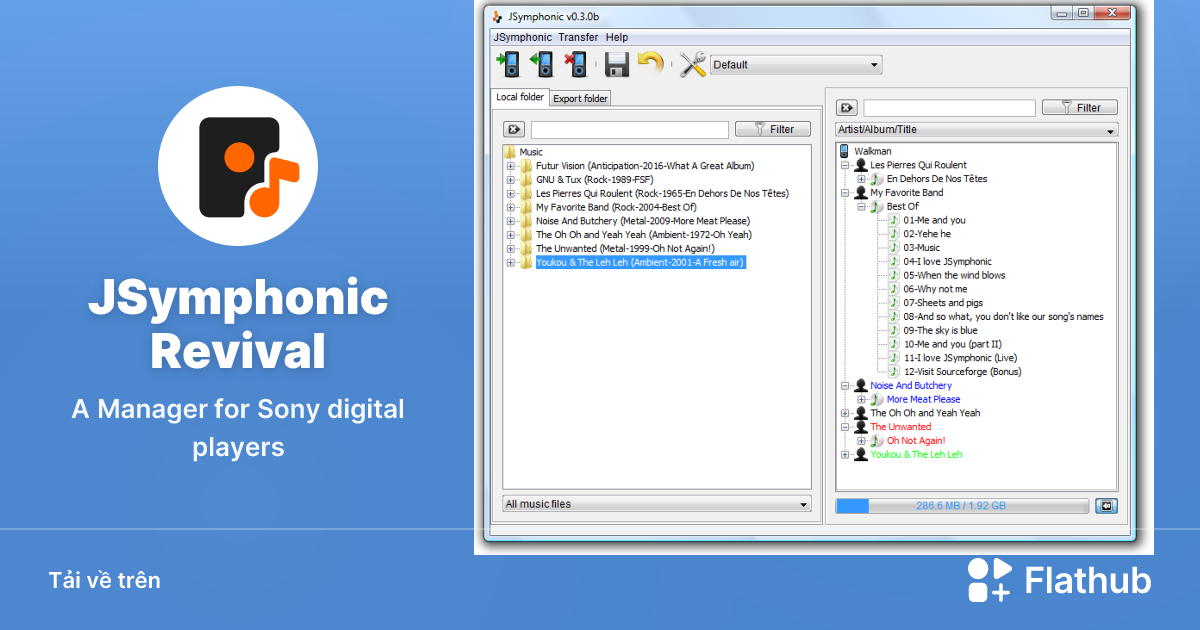 Cài đặt JSymphonic Revival trên Linux | Flathub