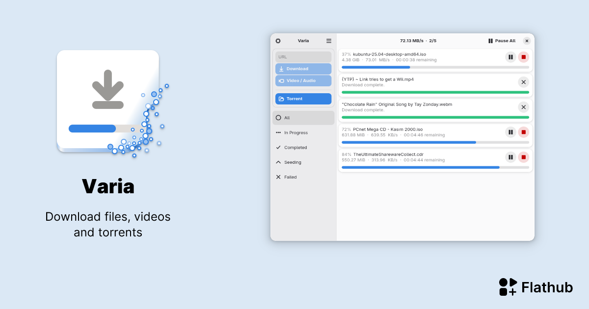 Instalar Varia en Linux | Flathub