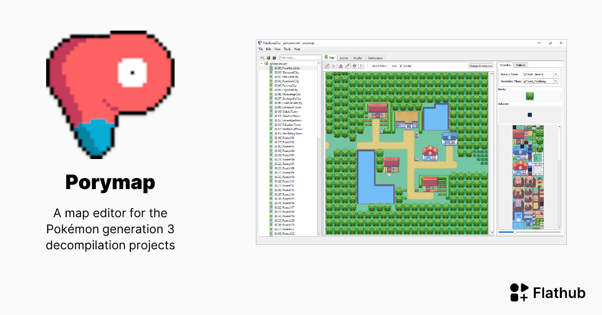 I-install ang Porymap sa Linux | Flathub