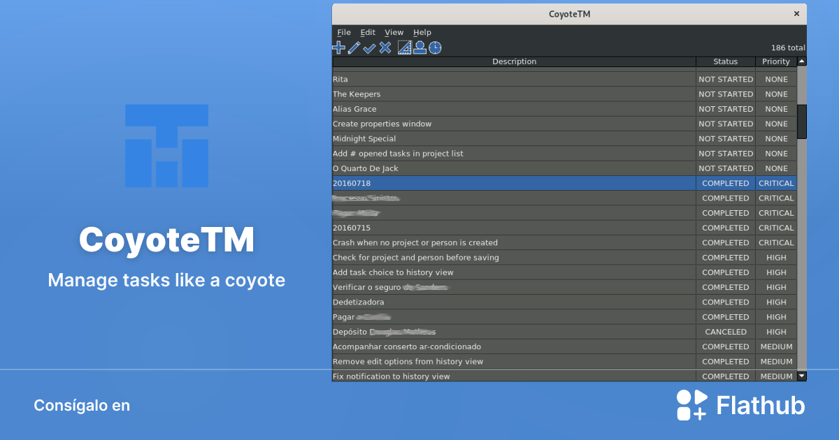 Instalar CoyoteTM en Linux | Flathub
