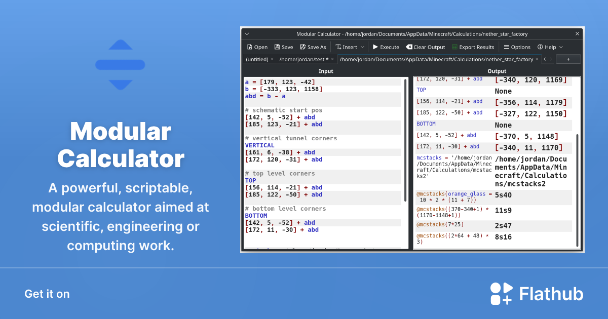 Install Modular Calculator on Linux | Flathub