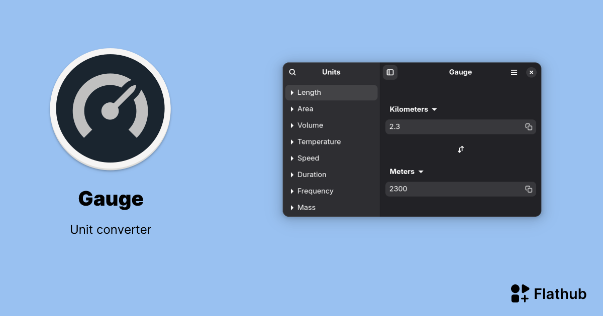 Install Gauge on Linux | Flathub