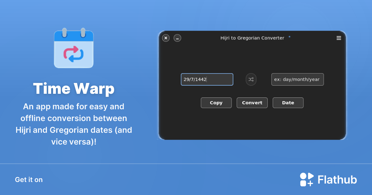 Install Time Warp on Linux | Flathub
