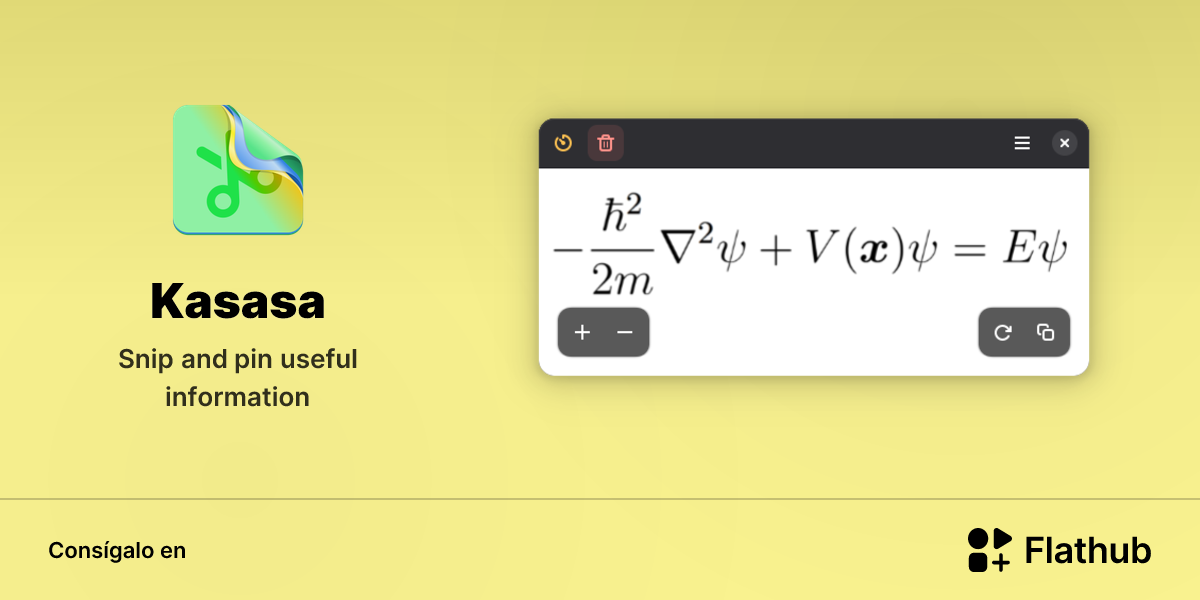 Instalar Kasasa en Linux | Flathub