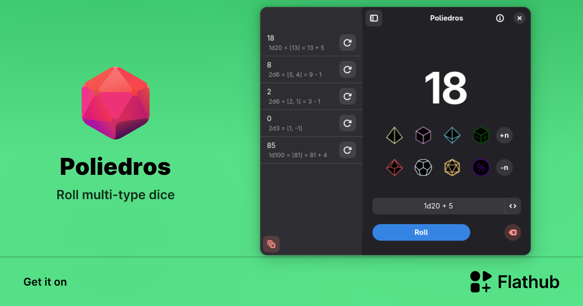 Install Poliedros on Linux | Flathub