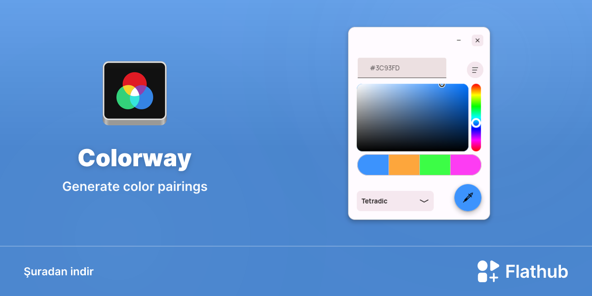 Colorway uygulamasını Linux'ta kur | Flathub