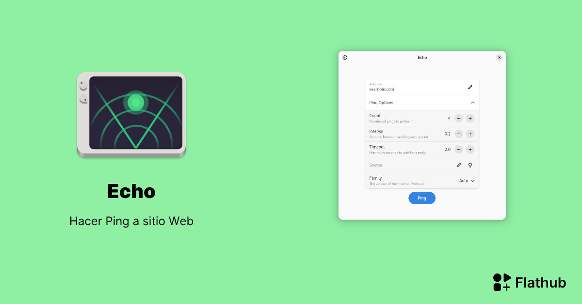 Instalar Echo en Linux | Flathub
