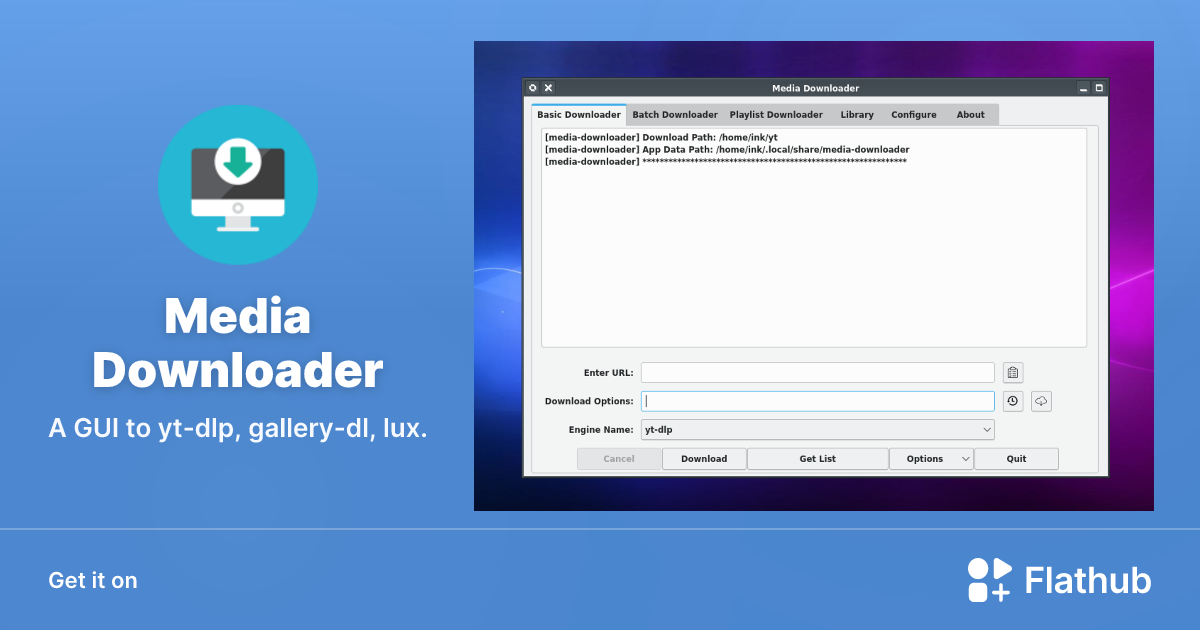 Install Media Downloader on Linux | Flathub