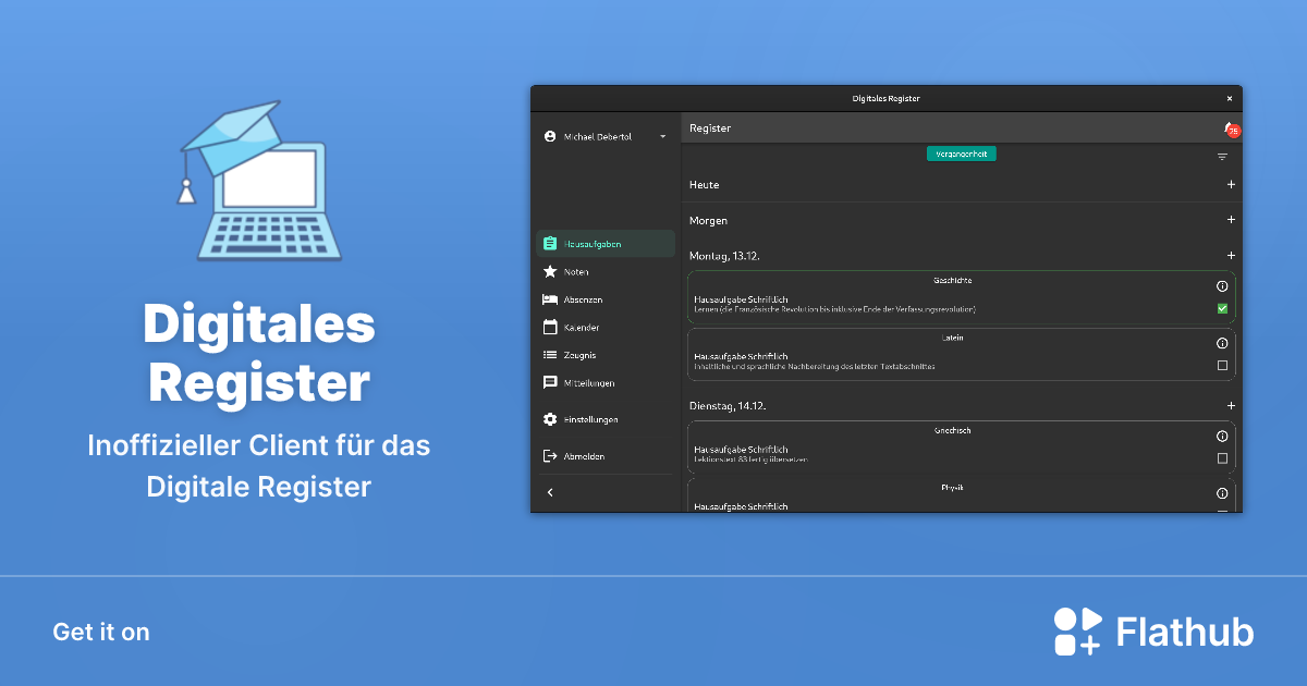 Install Digitales Register on Linux | Flathub