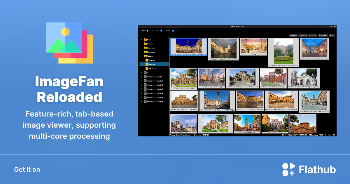 Install ImageFan Reloaded on Linux | Flathub