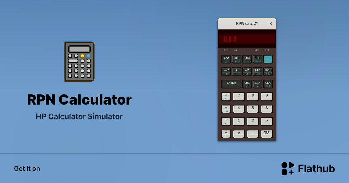 نزّل RPN Calculator على لينكس | فلاتهب