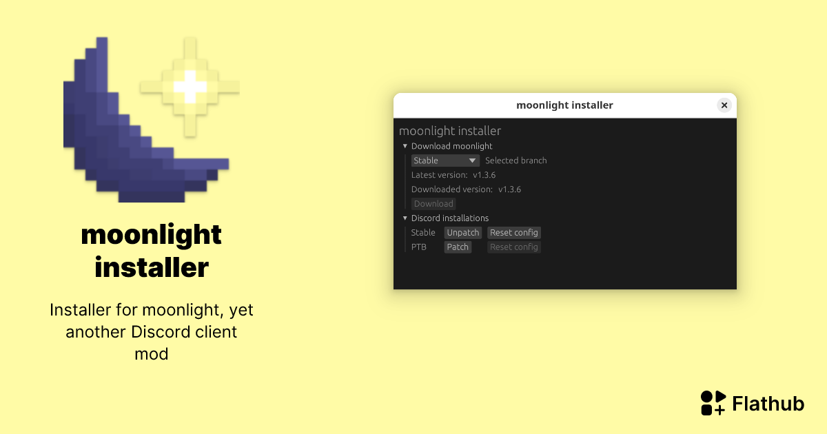 Install moonlight installer on Linux | Flathub