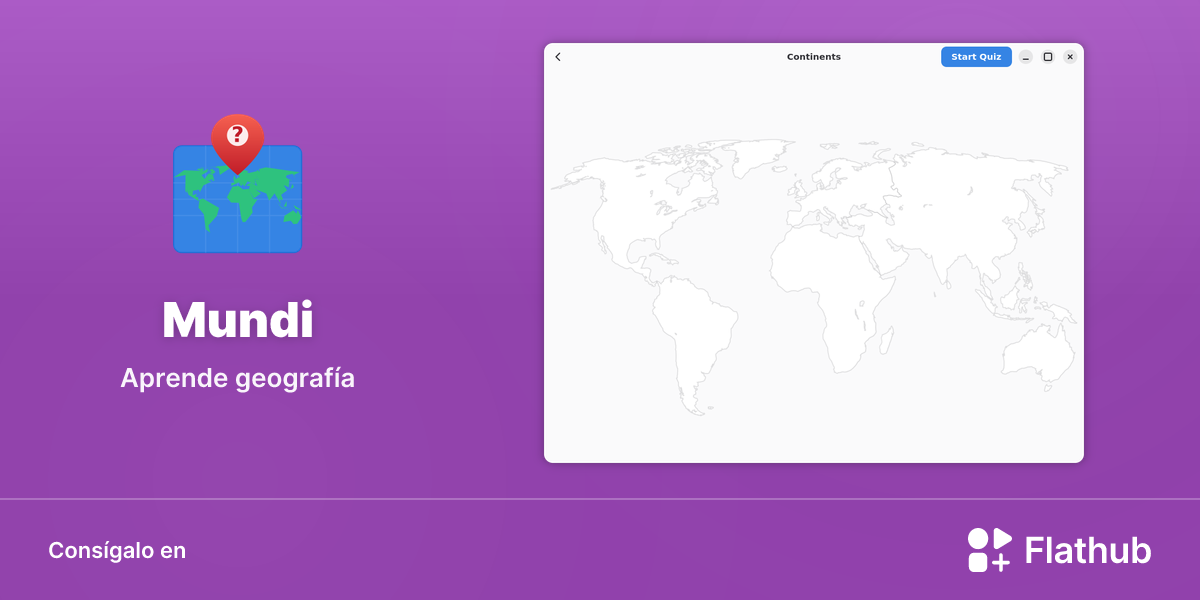 Instalar Mundi en Linux | Flathub