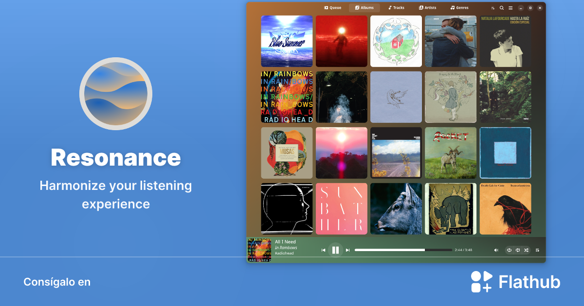Instalar Resonance en Linux | Flathub