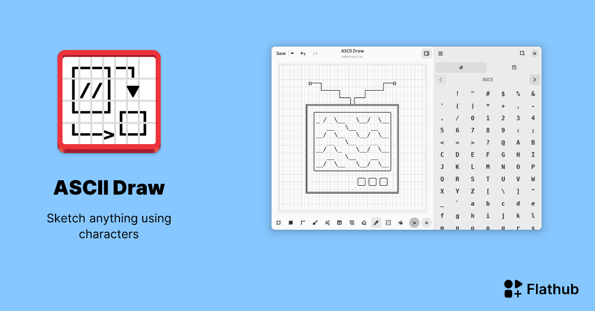 Install Ascii Draw On Linux Flathub 3777