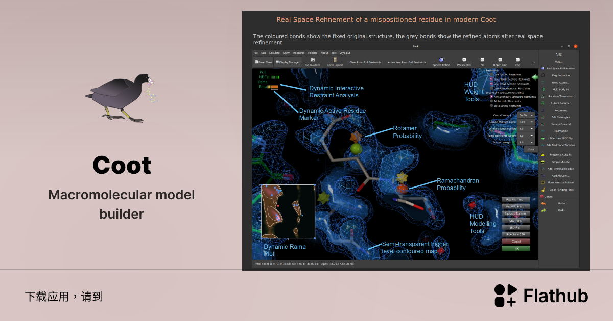 在 Linux 上安装 Coot | Flathub