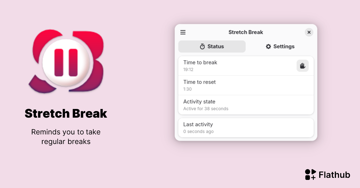 Stretch Break auf Linux installieren | Flathub