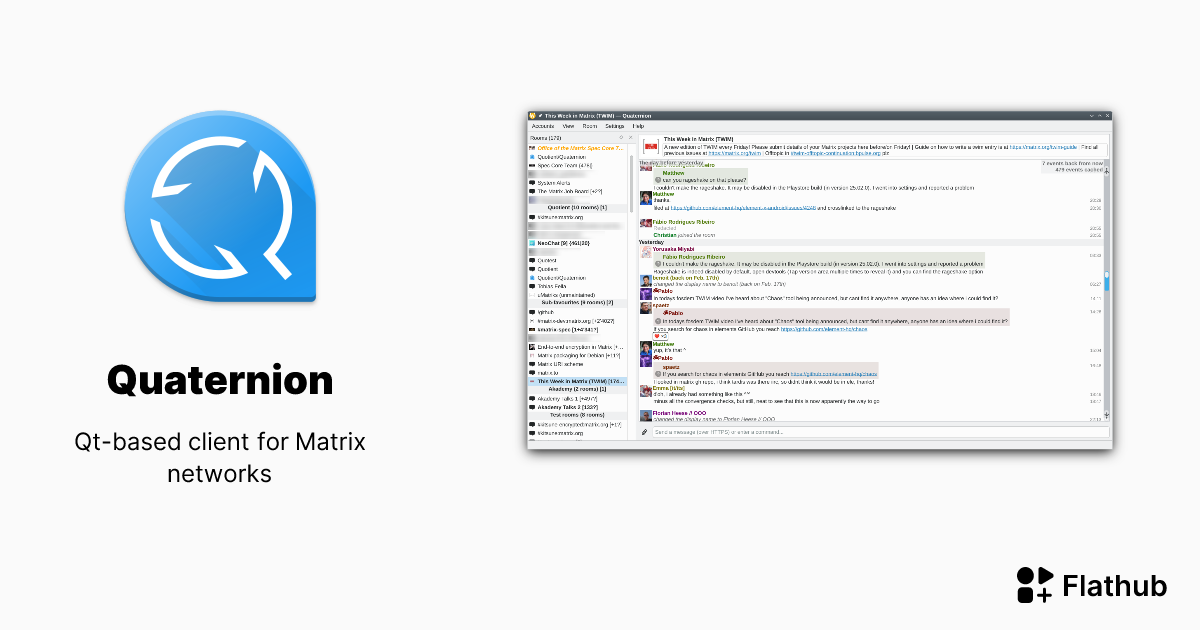 Instalar Quaternion no Linux | Flathub