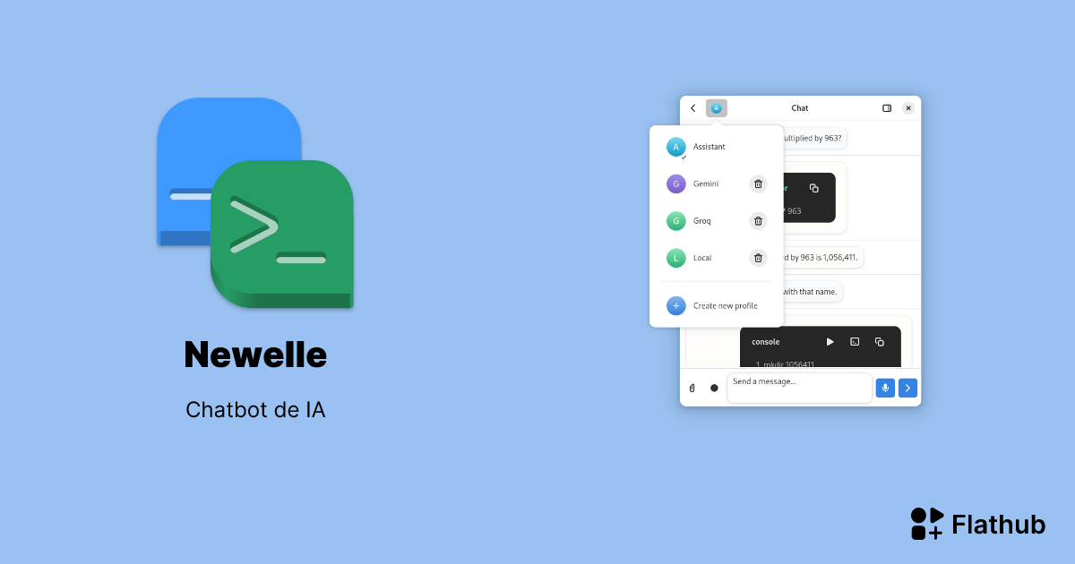 Instalar Newelle en Linux | Flathub