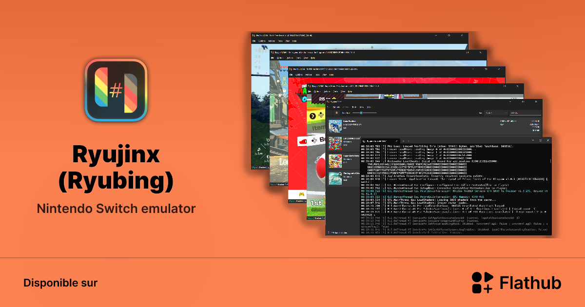 Installer Ryujinx (Ryubing) sur Linux | Flathub