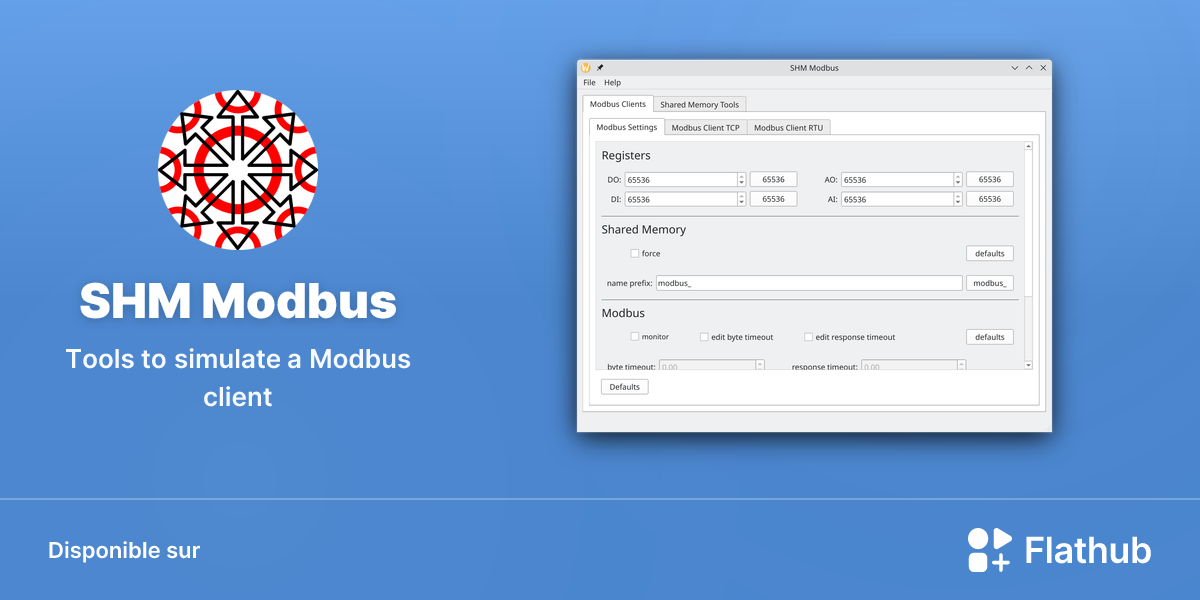 Installer SHM Modbus sur Linux | Flathub