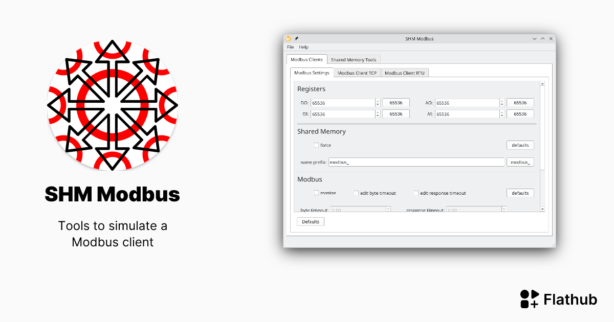 Install SHM Modbus on Linux | Flathub