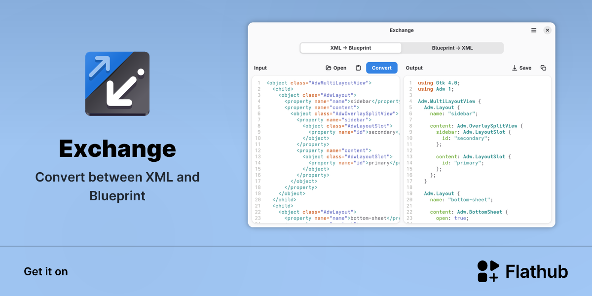 Install Exchange on Linux | Flathub